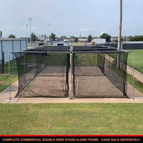 Double Wide Cage Frames | U Go Pro Baseball